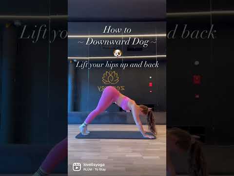 How to: downward dog🐶 #subscribe #yoga #stretch #hathayoga #freeyoga #morningstretches #downwarddog