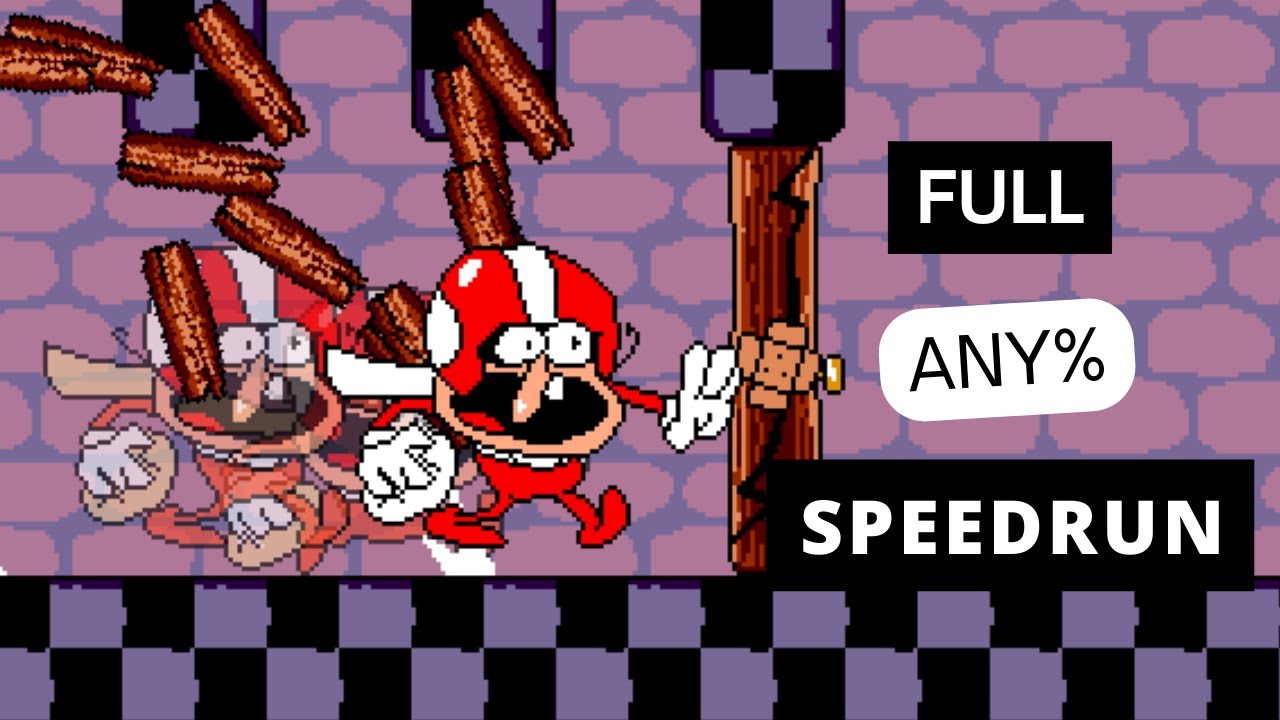 Pizza Tower pre-alpha experience |  Full any% SPEEDRUN  | as Red Noise