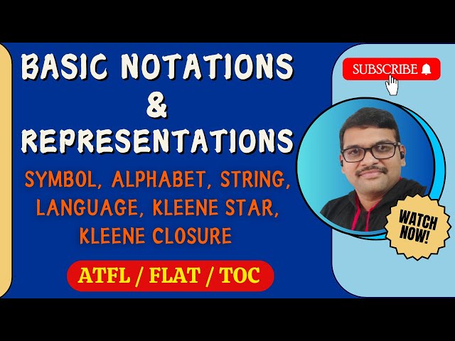 Understanding Basic Notations and Representations in Automata Theory ...