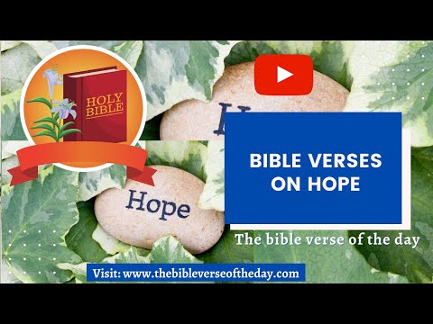 Bible Verse On Hope - Bible Verses On Hope | Scriptures For Hope (Audio Bible)