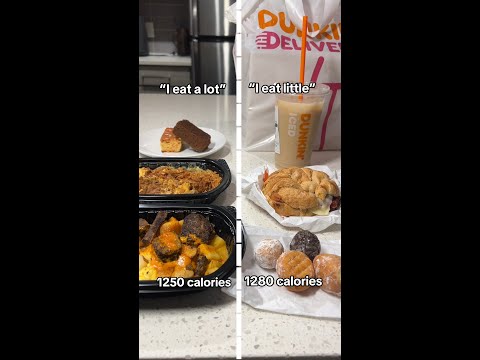 CALORIE COMPARISON CAN YOU BELIEVE IT?!