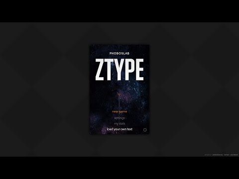 Ztype Typing Game Thing