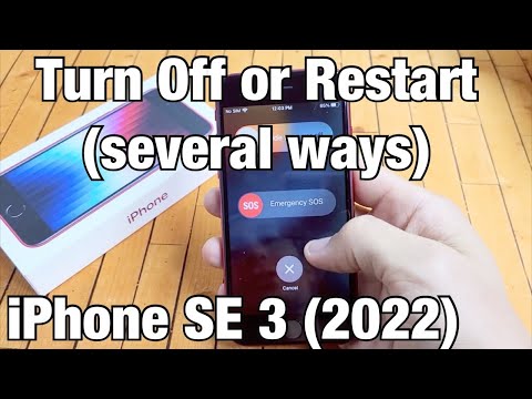 iPhone SE 3 (2022): How to Turn Off or Restart (several ways)