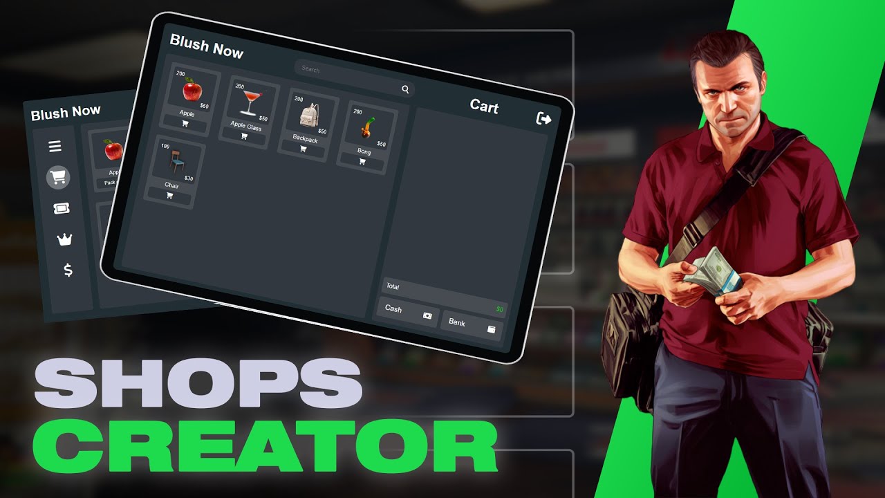 Shops Creator - In Game Player Owned Shops - Fivem | Fatality Scripts |