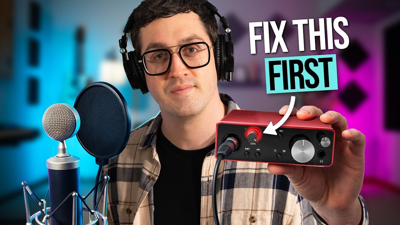 5 Vocal Recording MISTAKES (And How to Fix Them)