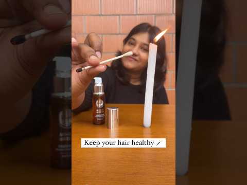 Heat Test Alert! 🔥 We put our Hair Serum to the heat protection test #hair
