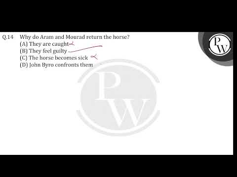 Why do Aram and Mourad return the horse?....