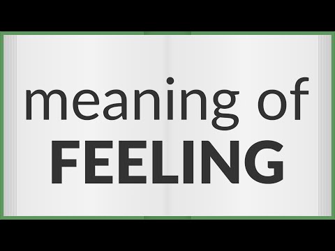 Feeling | meaning of Feeling