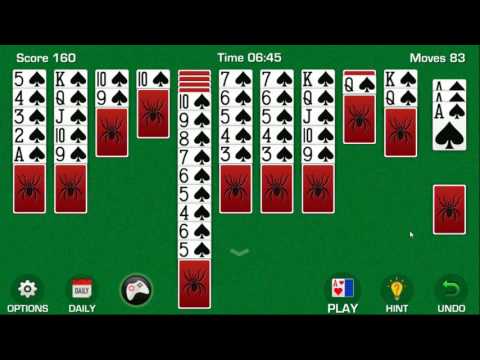 Spider Solitaire for Android by MplayOnline: Free card games (gameplay and download link)