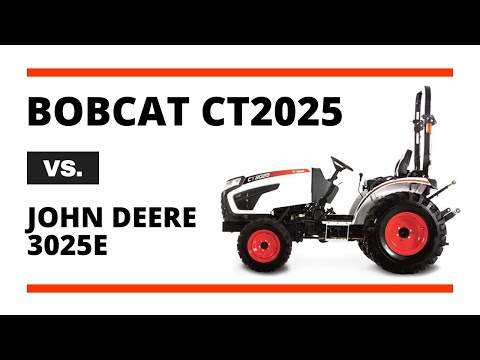 Bobcat CT2025 VS John Deere 3025E Compact Tractor - K.C. Bobcat