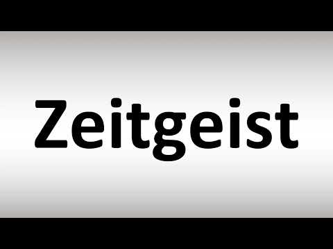 How to Pronounce Zeitgeist