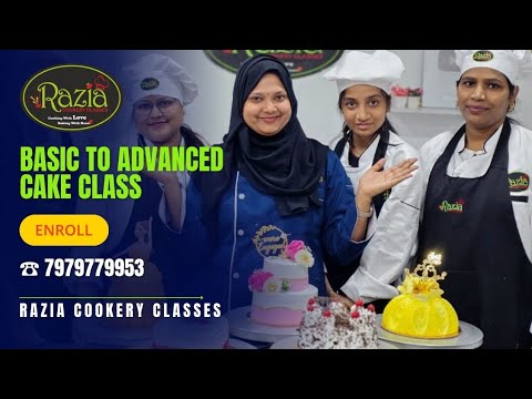 Become a Homemaker with Basic to advance cake class || Call 7979779953 To Enroll ||