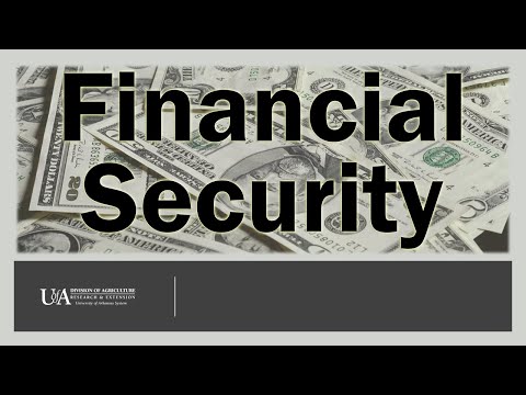 Financial Security: Basics of Investing