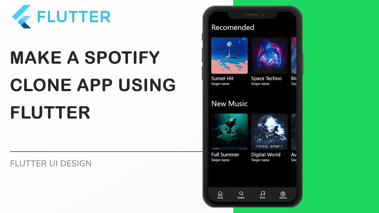 Spotify Clone App UI - Speed Code Tutorial