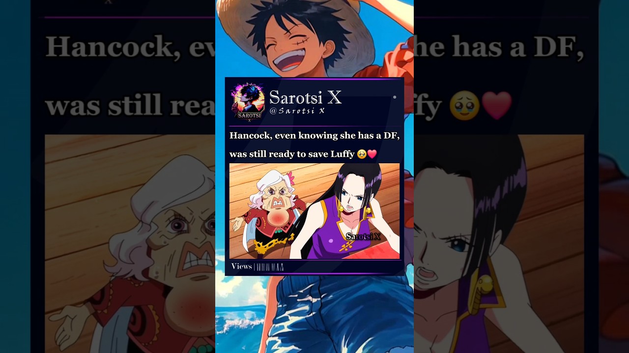 Hancock was about to jump if not for Gloriosa’s intervention🥹 #hancock #gloriosa #luffy #onepiece
