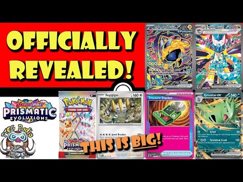 BIG New Cards Officially Revealed from Prismatic Evolutions! Secret Rares! (Pokémon TCG News)