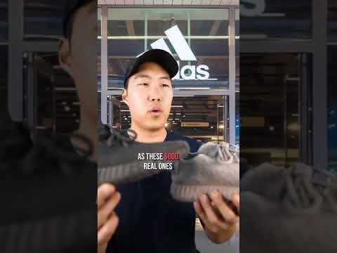 Real Vs. Fake Yeezys 👟 #shorts