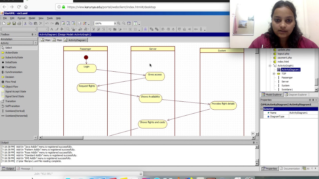 activity diagram for airline reservation system(with swimlane)