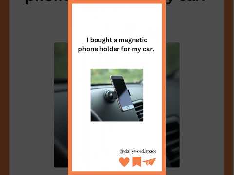 Aprendo Inglés - Vocabulario - Nueva palabra 😎 magnetic #inglesdiario