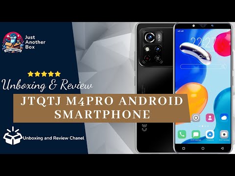 JtQtJ M4Pro Android Smartphone, 5.0" Unlocked, 128GB Expandable, Dual Camera, Dual SIM, 4G