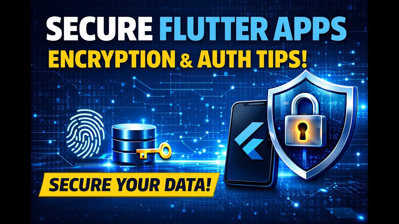 Secure Flutter Apps 🔐 | Data Encryption & Authentication Best Practices#dart #flutter #viral #coding
