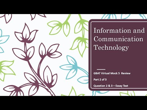 ICT Q&A Part 2 of 5 (Essay Test) - BECE 2020 Virtual Mock 5 Review - Questions and Answers