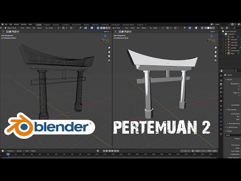 Tutorial Blender 3D Untuk Pemula - Modeling