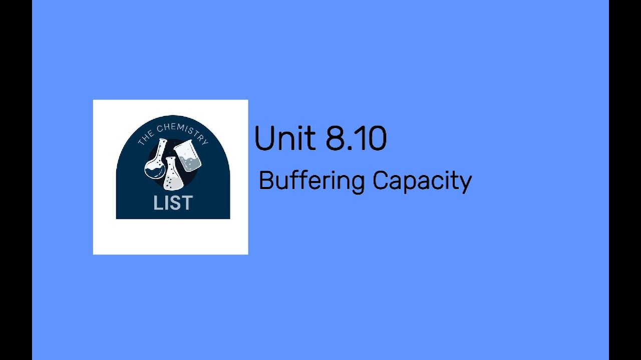 AP Chem Made Easy-Unit 8.10