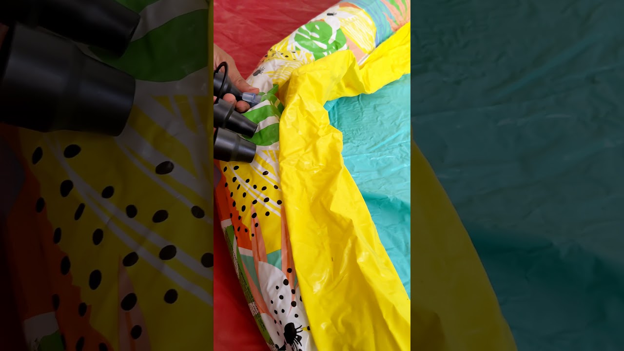 How to fill the Air Intex Pool🎢🤿