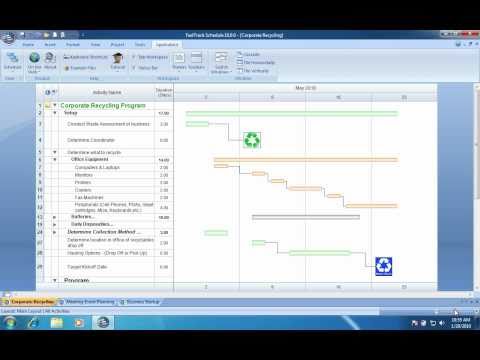 Project Management Software, FastTrack Schedule 10 for Windows Quick Tour