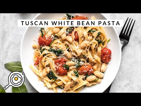 Tuscan White Bean Pasta