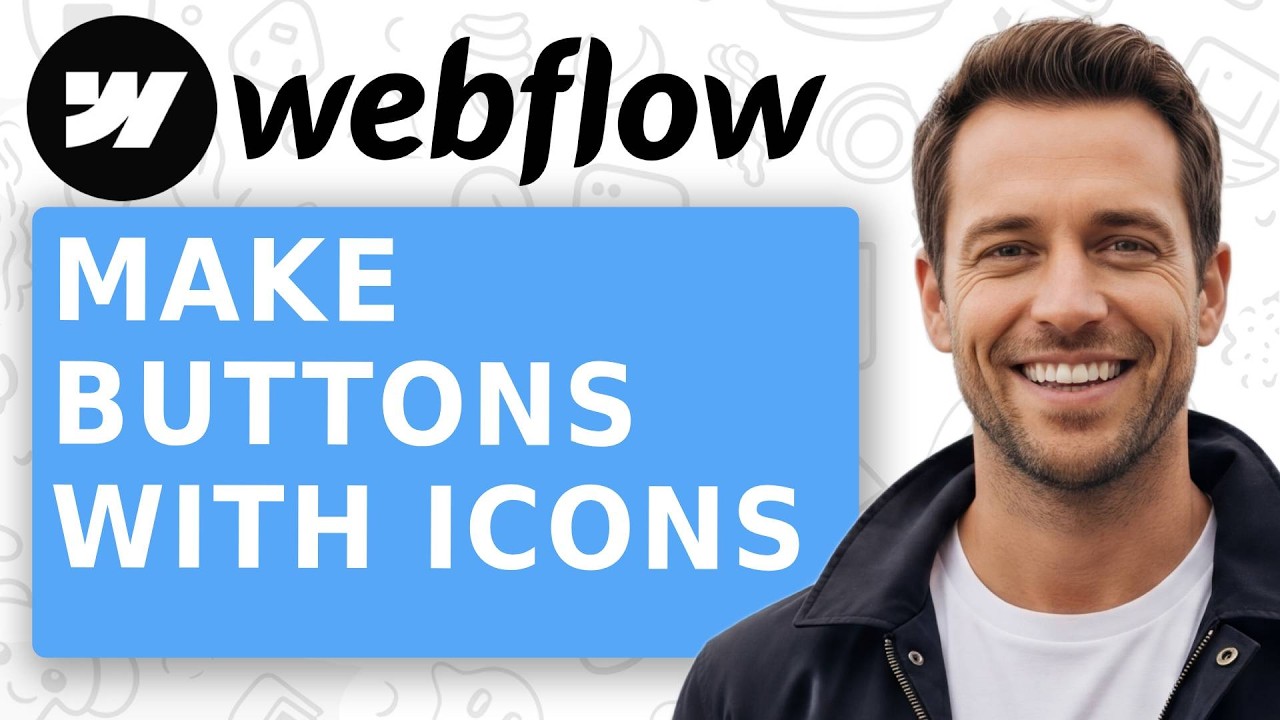 How To Make Simple Buttons With Icons In Webflow Quick Tip
