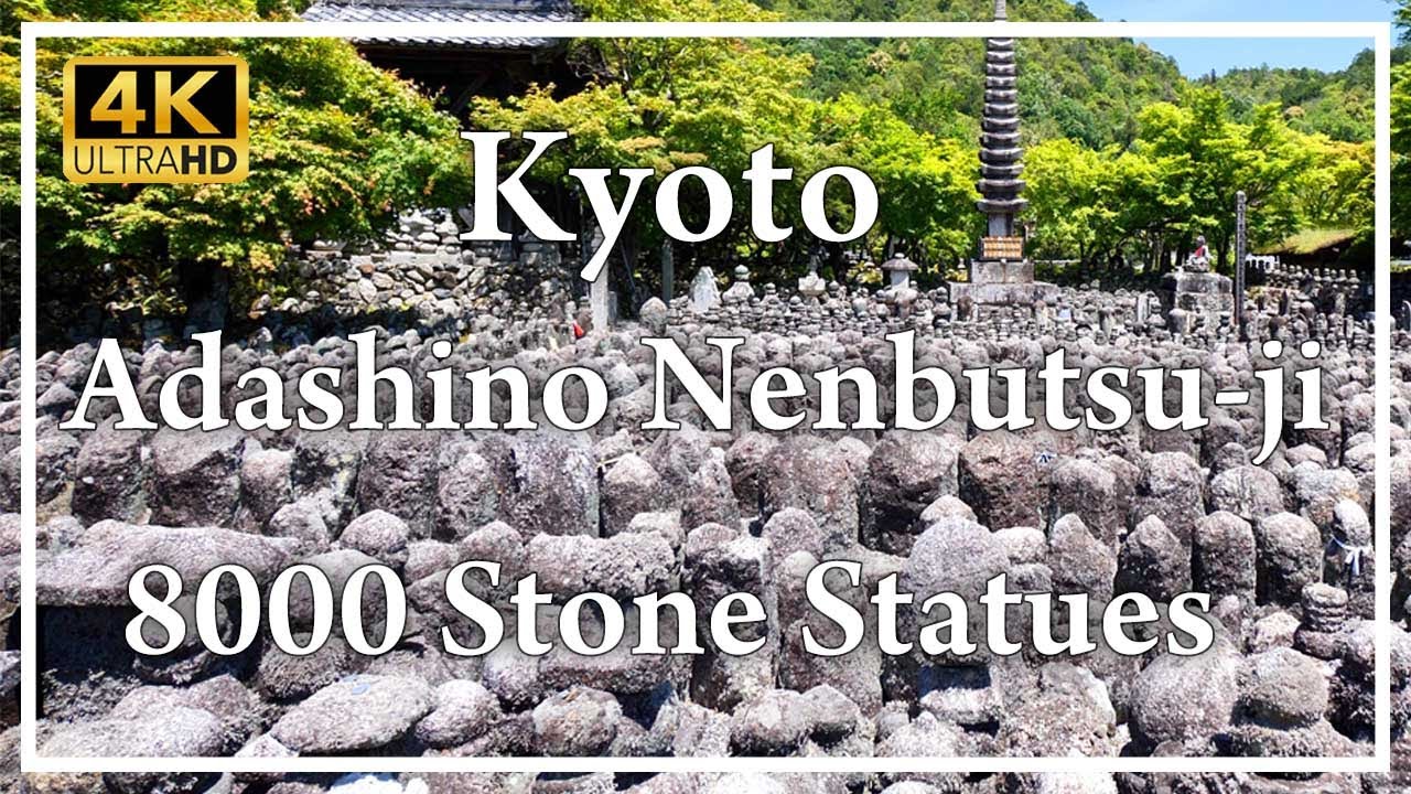 An ancient temple located in Arashiyama, Saiin no Kawara, where 8,000 stone statues are enshrined.
