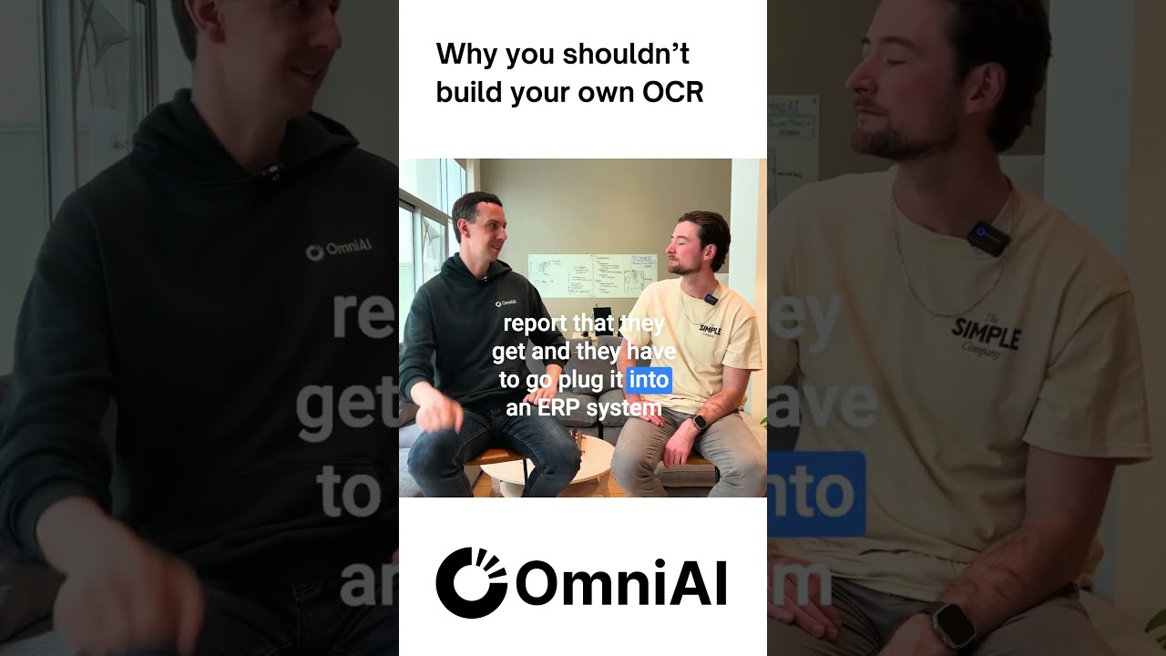 Hiring a dev team to build OCR for you is too expensive - use OmniAI instead