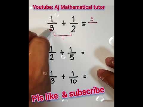 fraction Tricks , Fraction shortcuts #maths #math #mathstricks