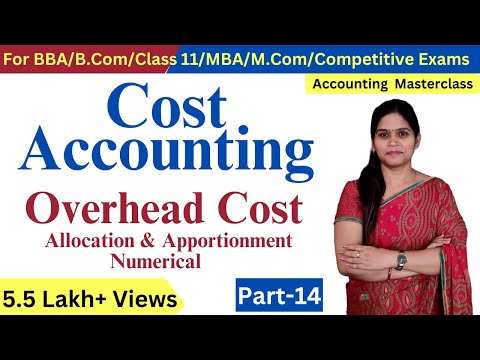 Overhead Cost | Meaning | Classification | Allocation And Apportionment | Cost Accounting | B.Com