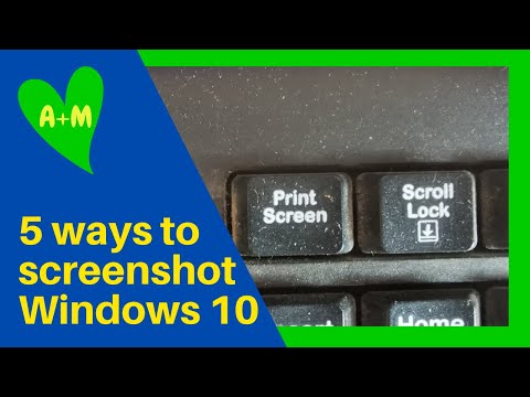 How to take a screenshot in Windows