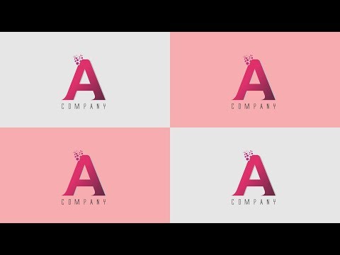 Logo Design with letter A | [ CorelDRAW Tutorial ]