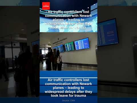 Air traffic controllers lost communication with Newark planes leading to widespread delays after...