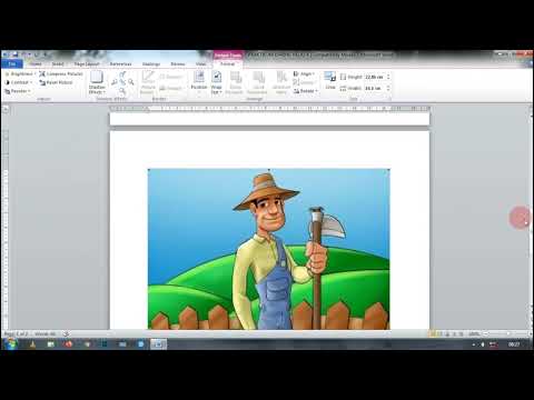 Menyisipkan Gambar MS. Word Kelas 4