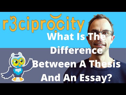 What Is The Difference Between A Thesis And An Essay?