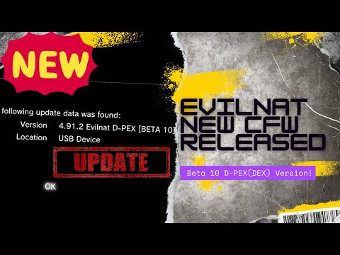 PS3 Evilnat 4.91.2 CFW BETA v10 D-PEX(DEX) Version Tutorial+Download#ps3