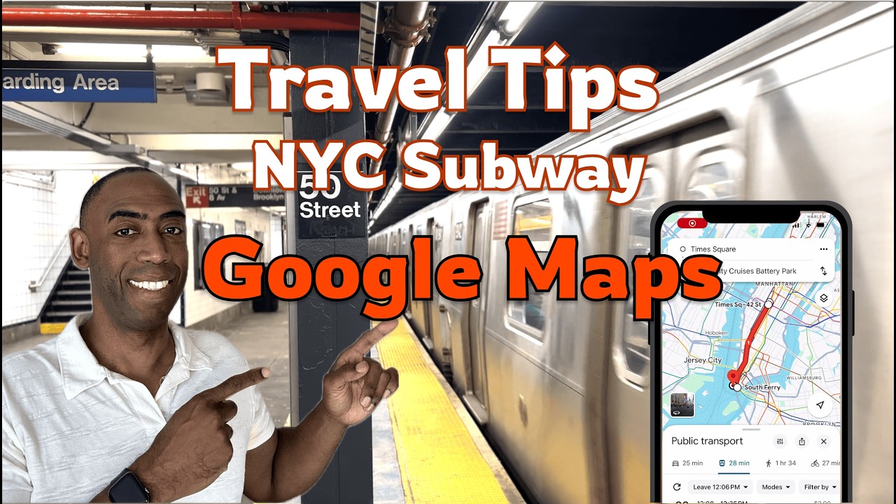 Travel Tips for NYC Subway (Metro) using Google Maps
