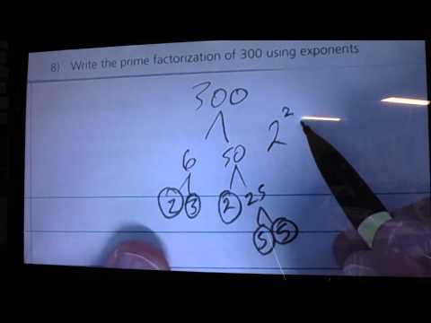 Writing Prime Factorization Using Exponents