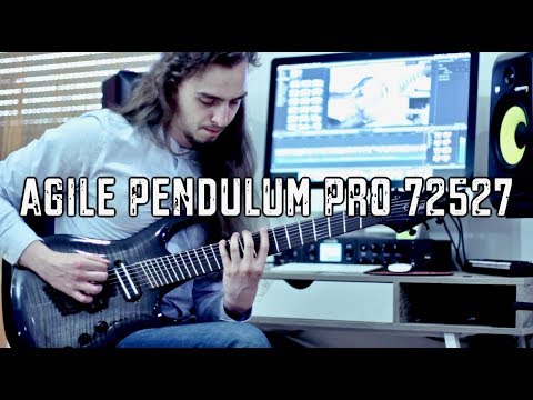 Agile Pendulum Pro 72527 EB EMG Blue/Purple Burl Left Handed | Reverb
