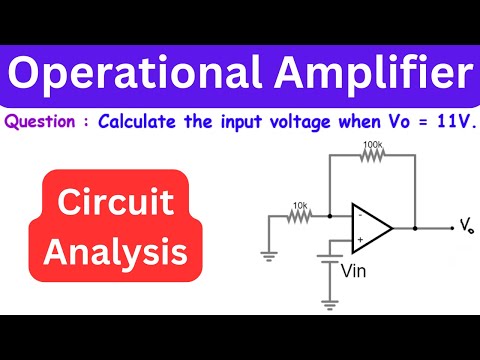 How to find input voltage of Non-Inverting Op-Amp ? | Operational Amplifier | Electrical Engineering