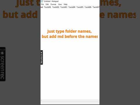 Create Multiple Folders Instantly