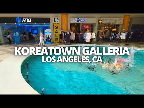 Exploring Koreatown Galleria in Los Angeles, California USA Walking Tour #koreantownplaza #la