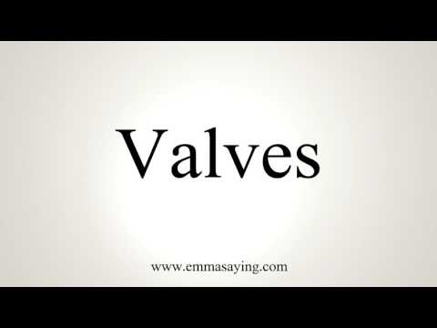 How To Pronounce Valves