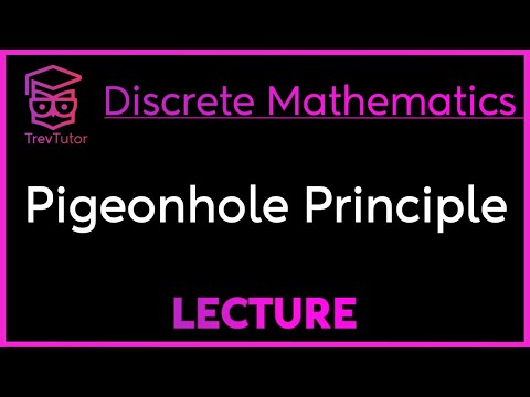 Pigeon Hole Principle Video Lecture - Mathematics for IIT JAM, GATE, CSIR NET, UGC NET